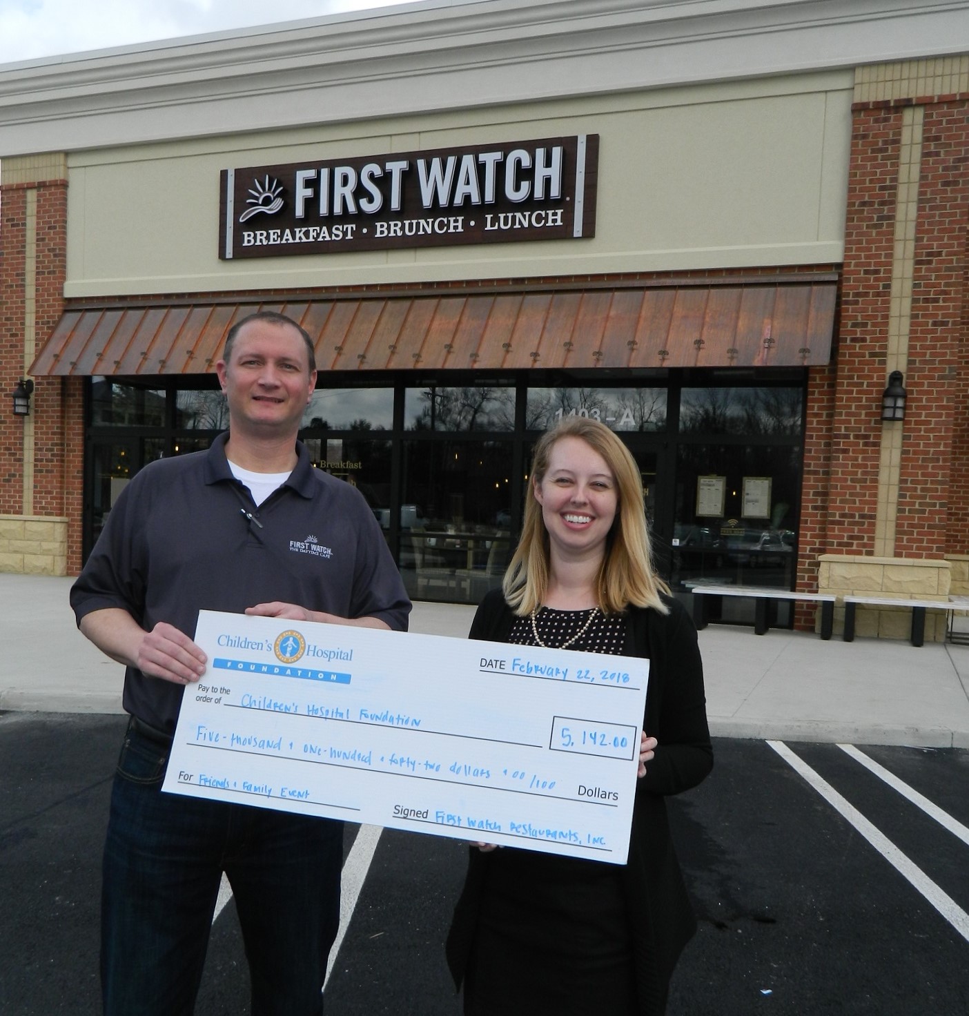 First Watch Supports Foundation | VCU Health